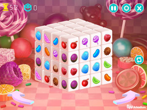 Mahjongg Dimensions Candy kostenlos spielen bei RTLspiele.de