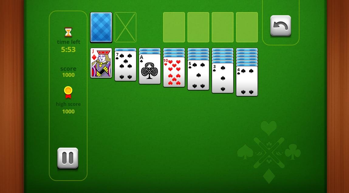 Classic Solitaire kostenlos spielen bei RTLspiele.de