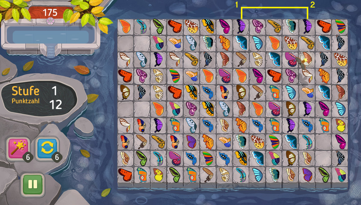 Butterfly Kyodai kostenlos spielen bei RTLspiele.de