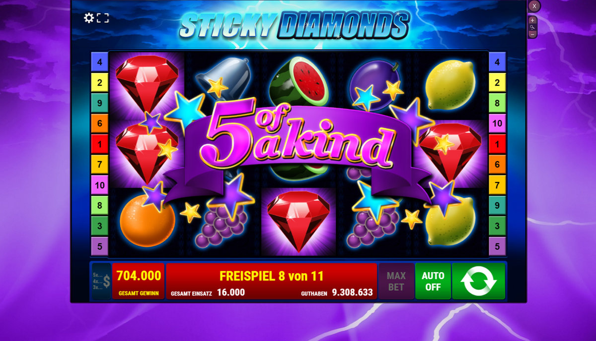 Sticky Diamonds kostenlos spielen bei RTLspiele.de