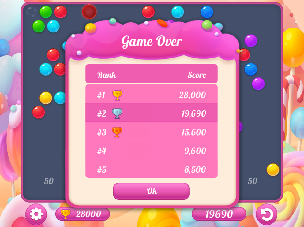 Bubble Shooter Candy 2 kostenlos spielen bei RTLspiele.de