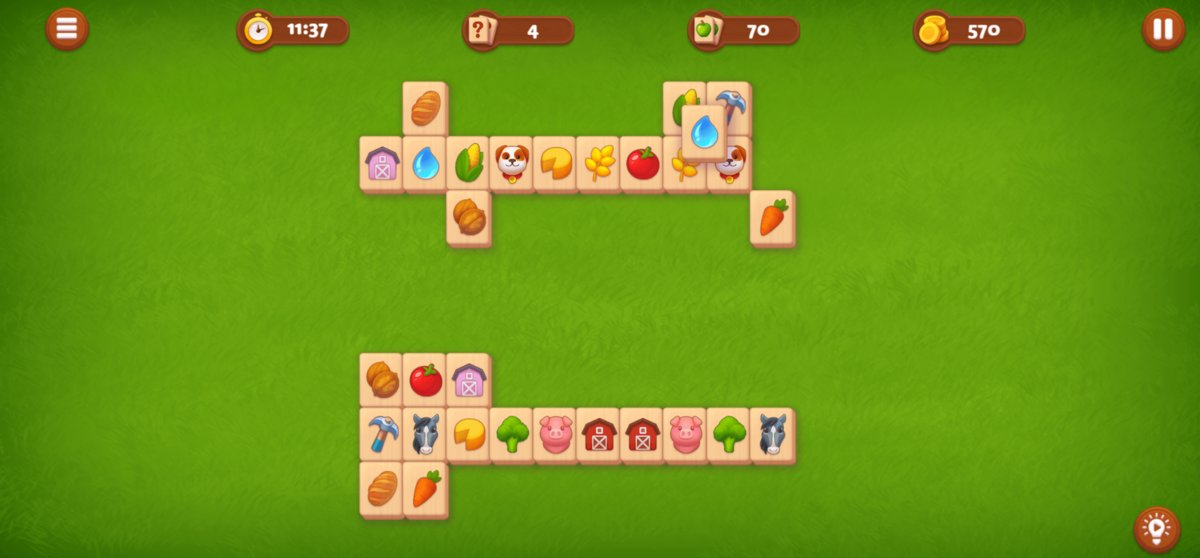 Solitaire Mahjong Farm kostenlos spielen bei RTLspiele.de