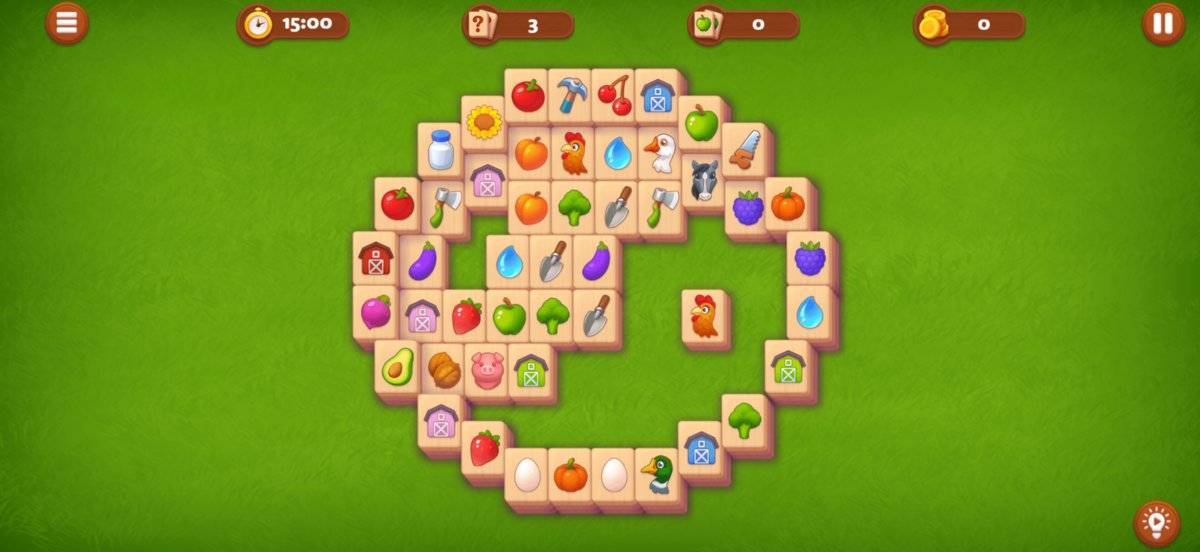 Solitaire Mahjong Farm kostenlos spielen bei RTLspiele.de