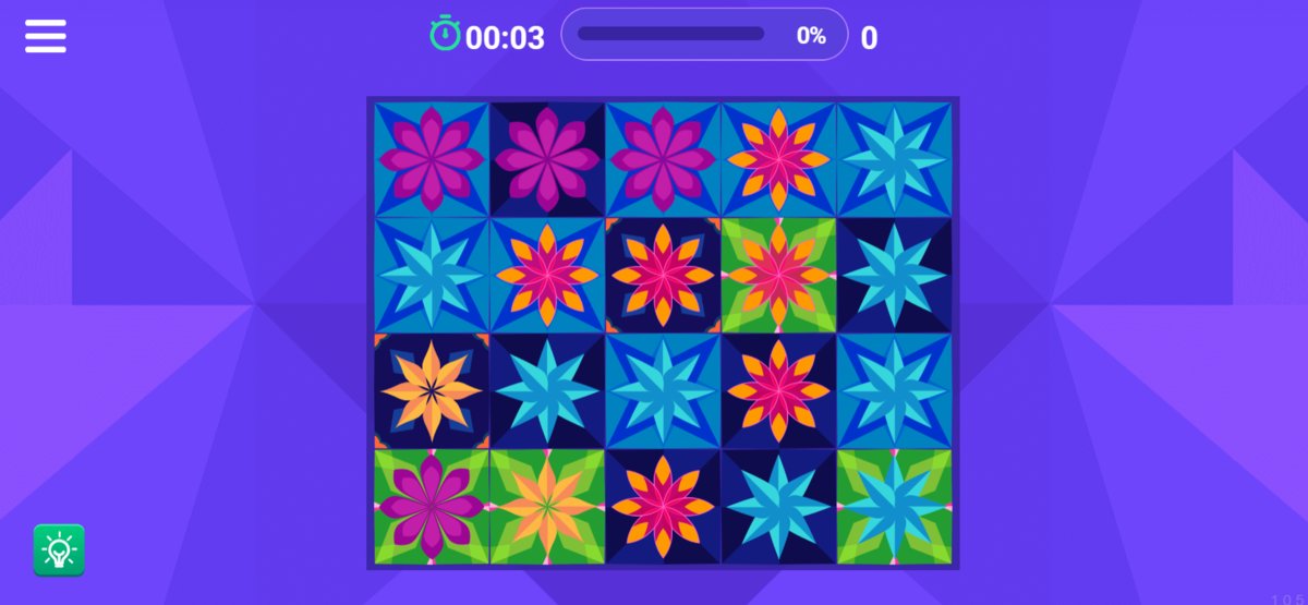 Tile Match Flowers kostenlos spielen bei RTLspiele.de