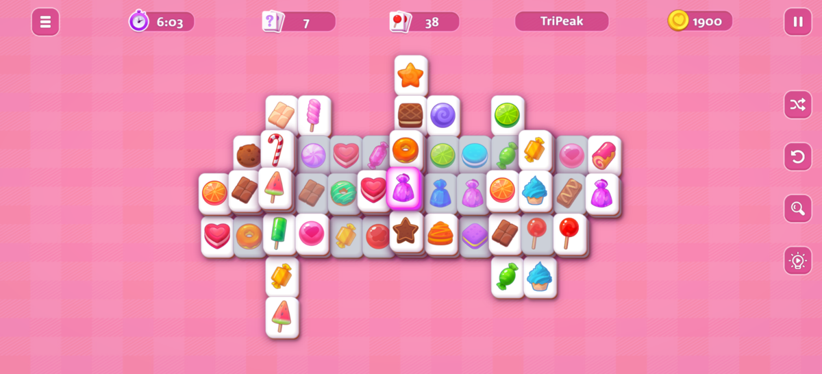 Solitaire Mahjong Candy 2 kostenlos spielen bei RTLspiele.de