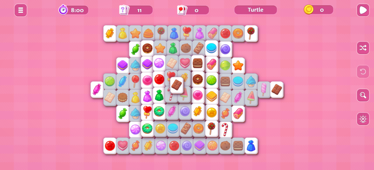 Solitaire Mahjong Candy 2 kostenlos spielen bei RTLspiele.de