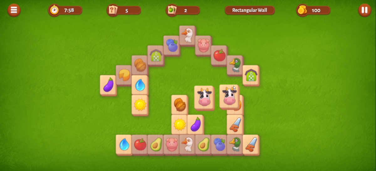 Solitaire Mahjong Farm 2 kostenlos spielen bei RTLspiele.de