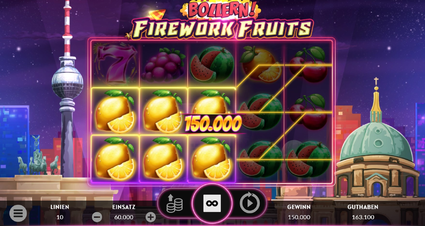 Bänger Firework Fruits kostenlos spielen bei RTLspiele.de